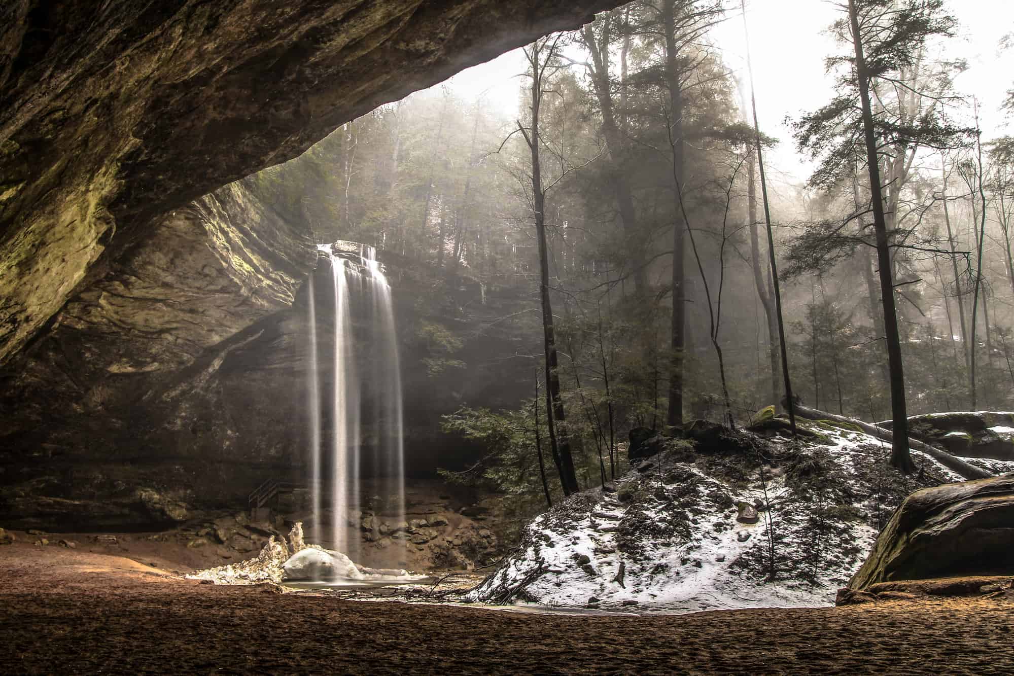 Annual Hocking Hills Winter Hike: Old Mans Cave to Ash Cave - Columbus ...